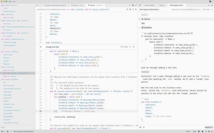 Zed AI - Code together with LLMs