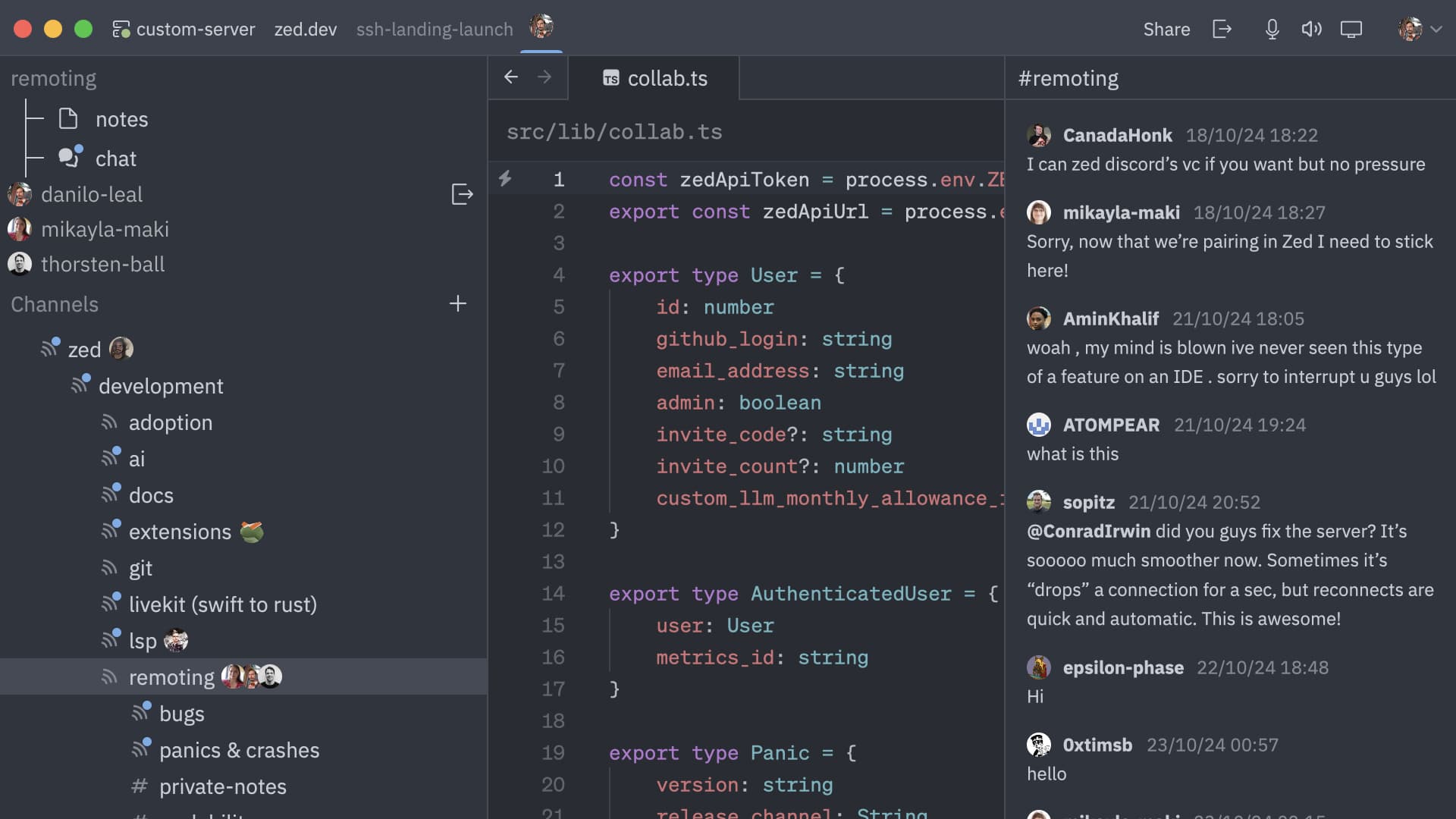 Zed — Remote Development