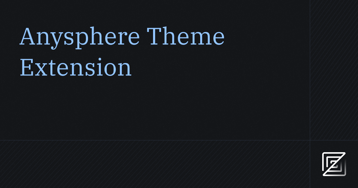 Anysphere Theme — Zed Extension