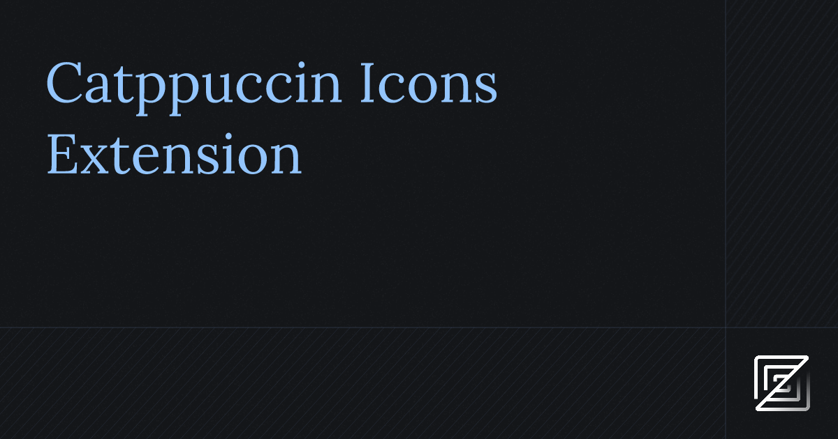 Catppuccin Icons — Zed Extension