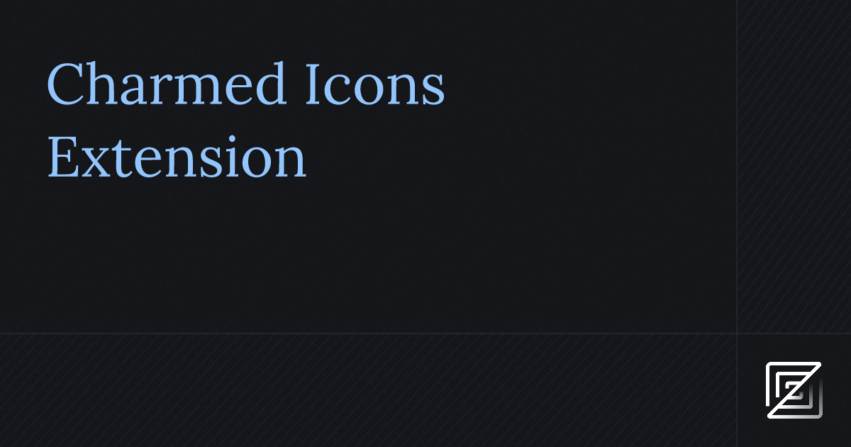 Charmed Icons — Zed Extension