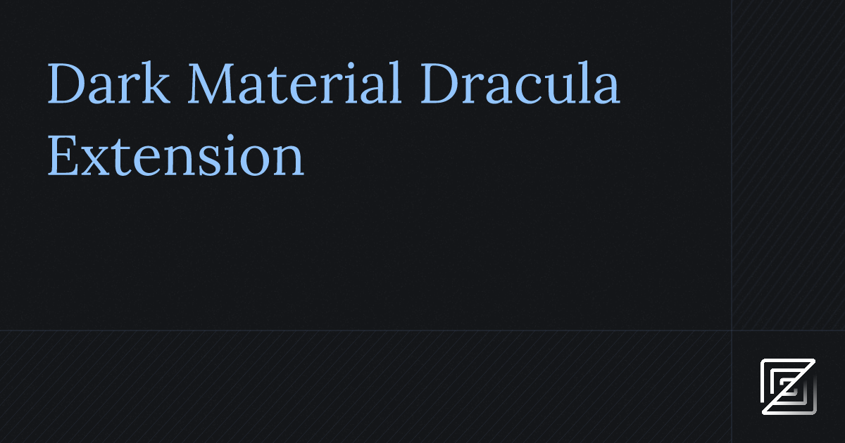 Dark Material Dracula — Zed Extension