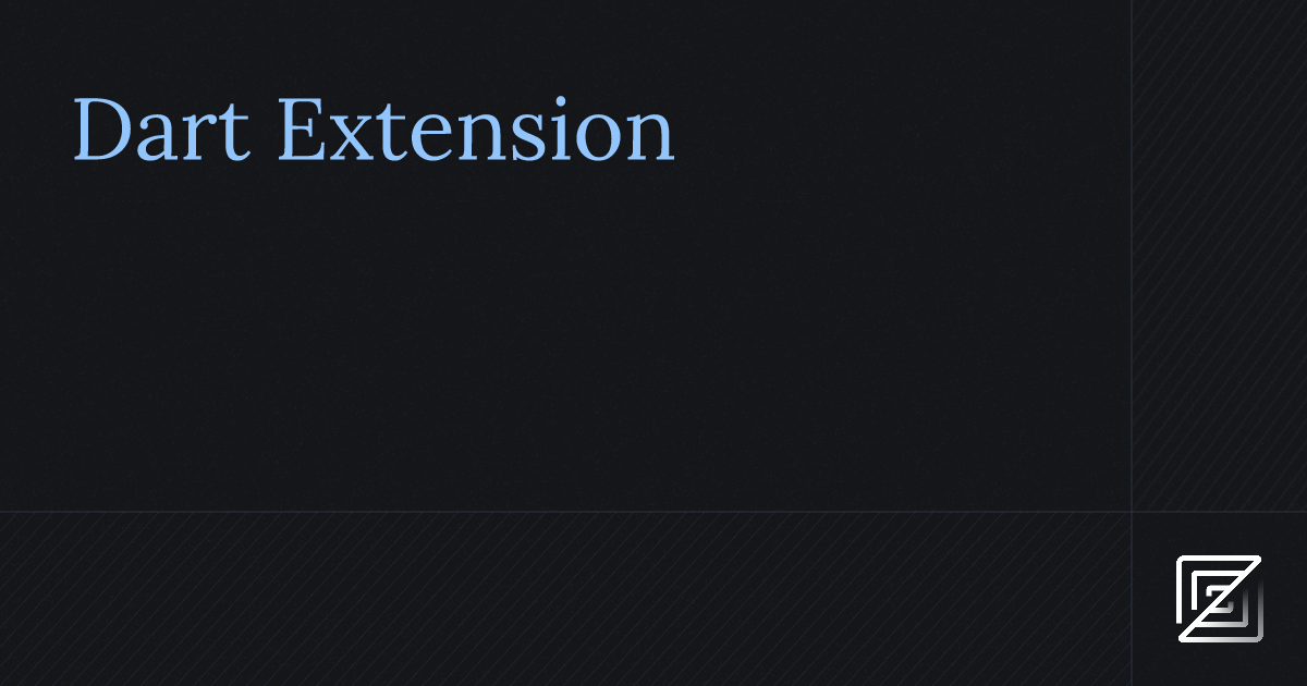 Dart — Zed Extension