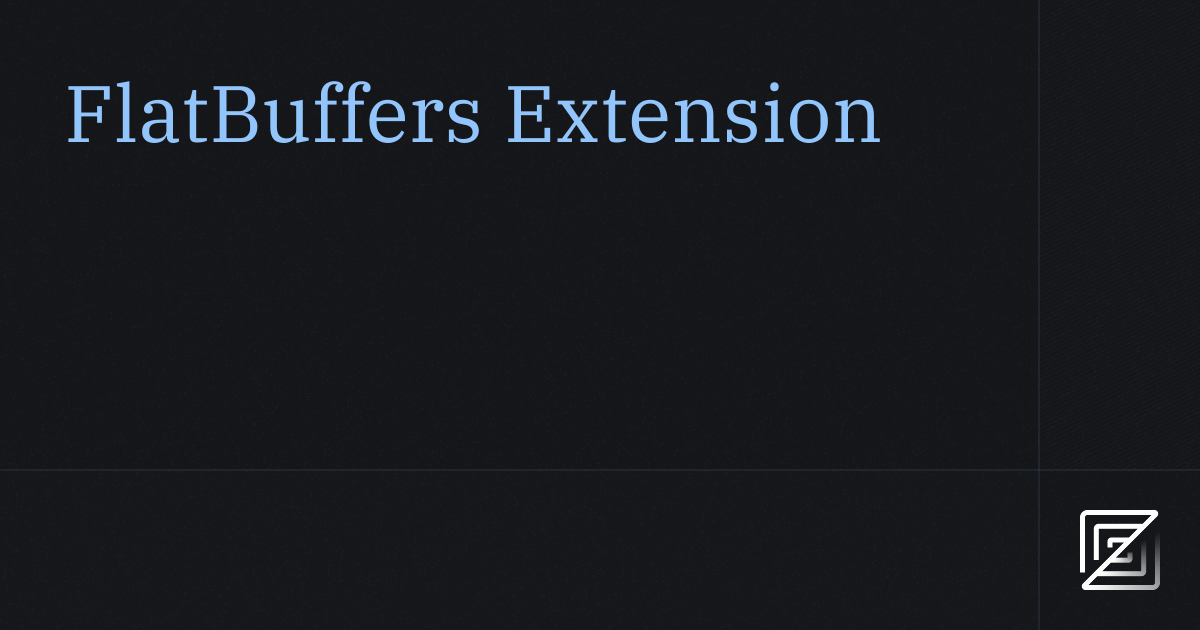 FlatBuffers — Zed Extension