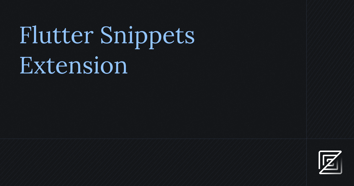 Flutter Snippets — Zed Extension