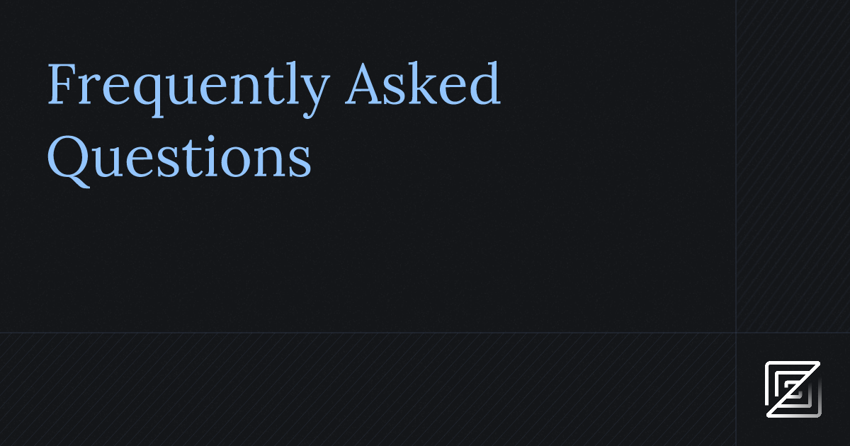 Frequently Asked Questions - Zed — The editor for what's next