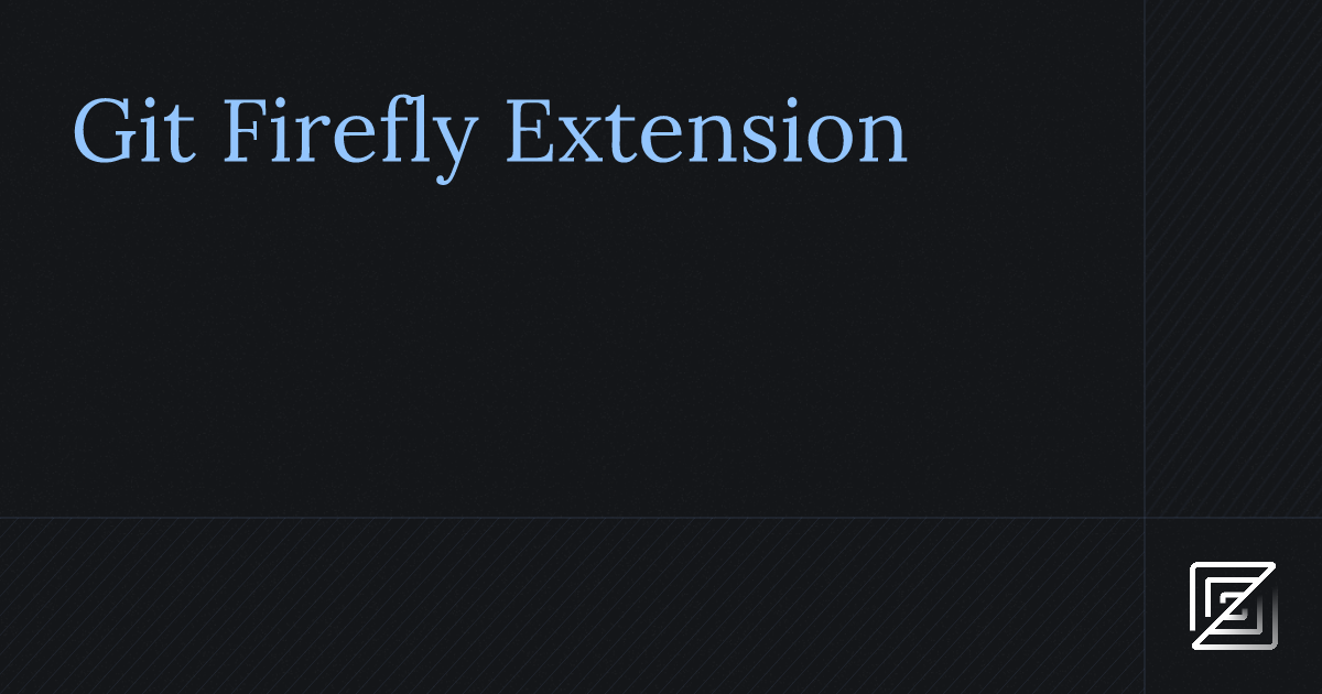 Git Firefly — Zed Extension