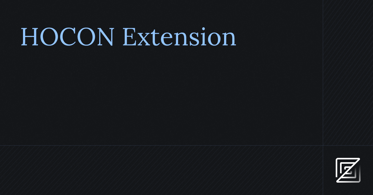 HOCON — Zed Extension
