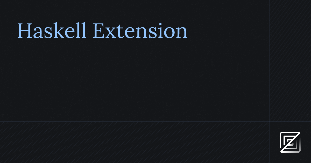 Haskell — Zed Extension