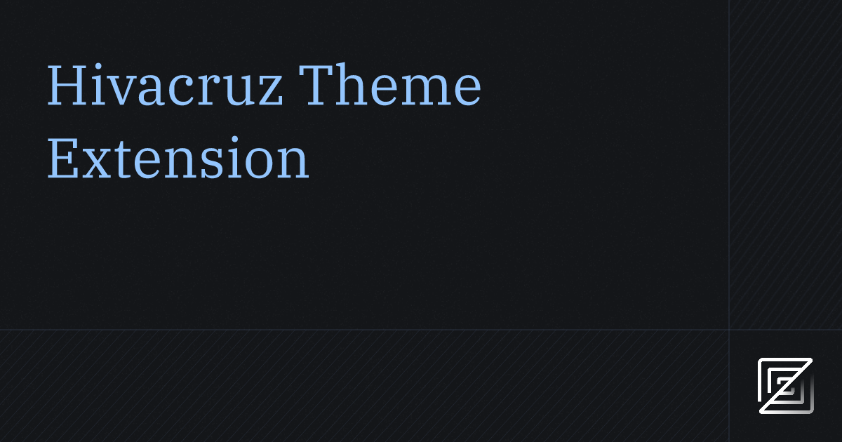 Hivacruz Theme — Zed Extension