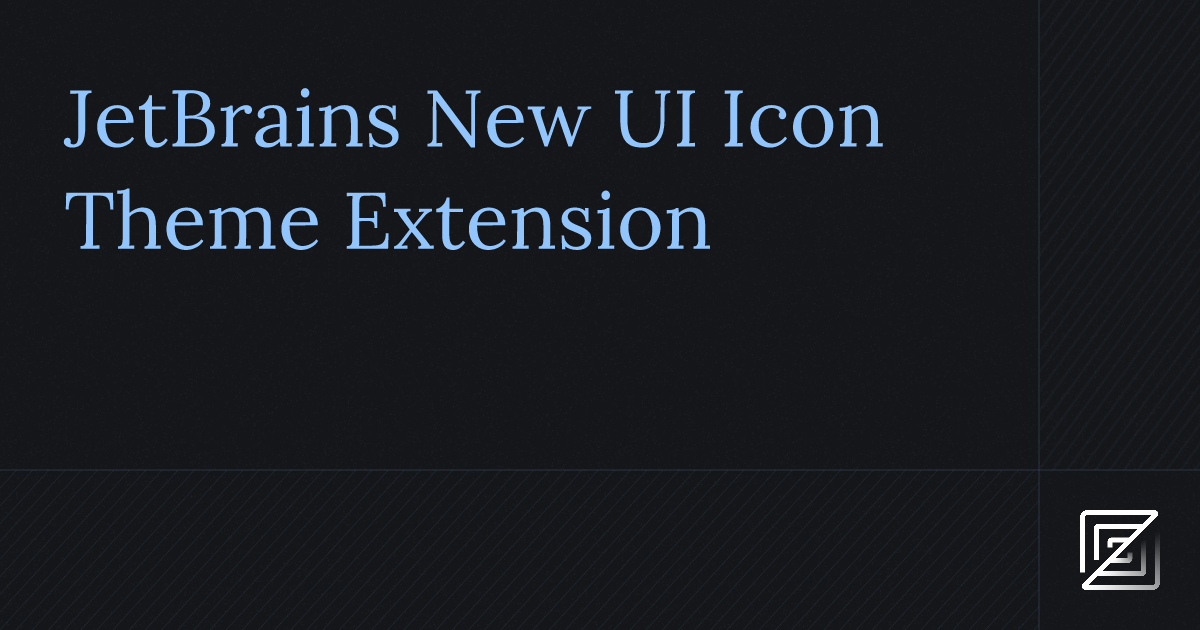 JetBrains New UI Icon Theme — Zed Extension
