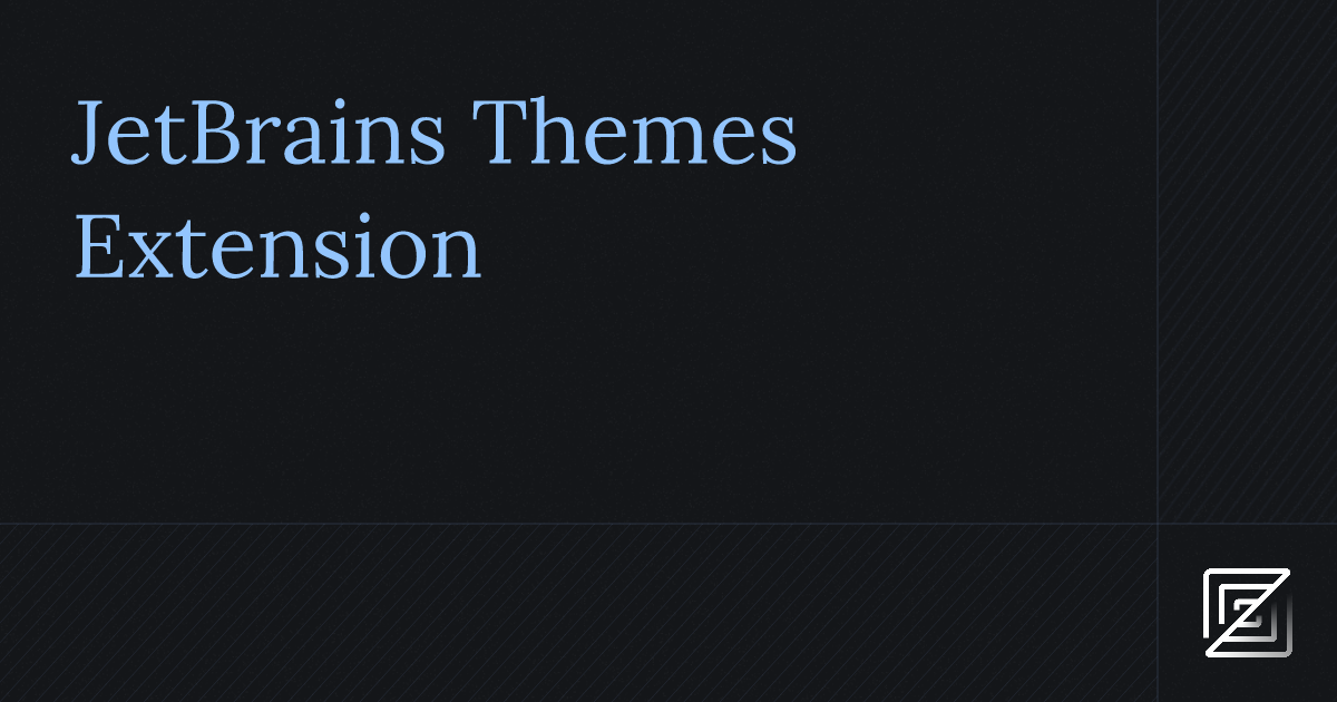 JetBrains Themes — Zed Extension