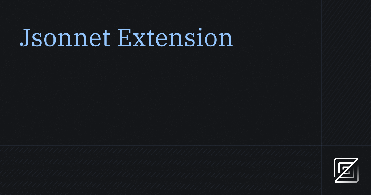 Jsonnet — Zed Extension