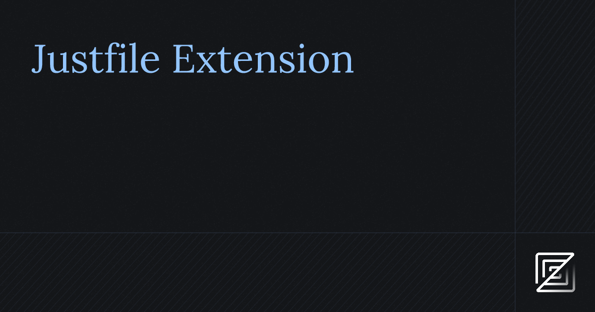 Justfile — Zed Extension