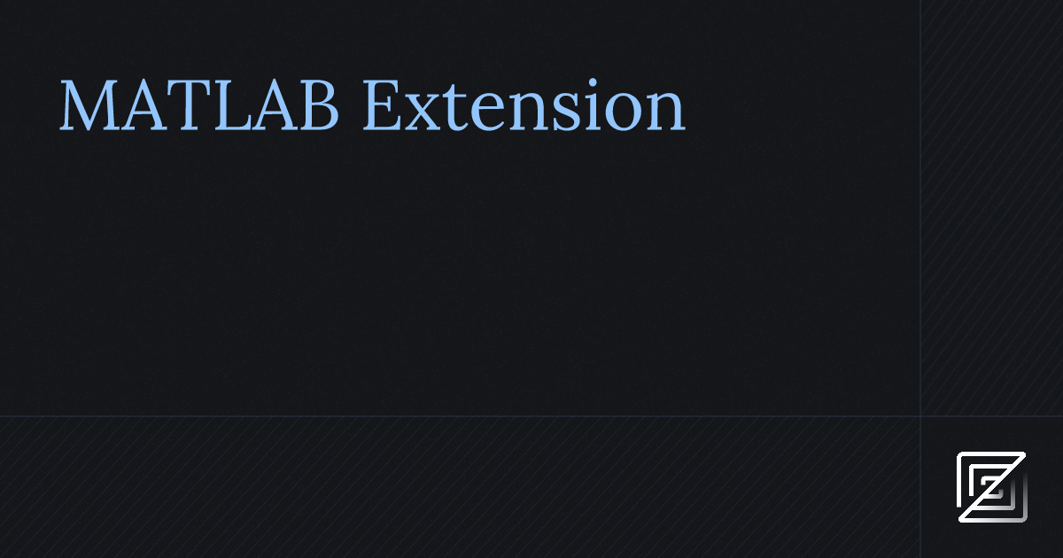 MATLAB — Zed Extension