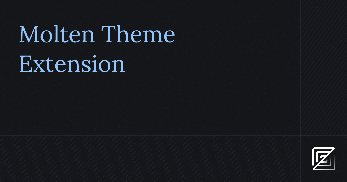 Molten Theme — Zed Extension