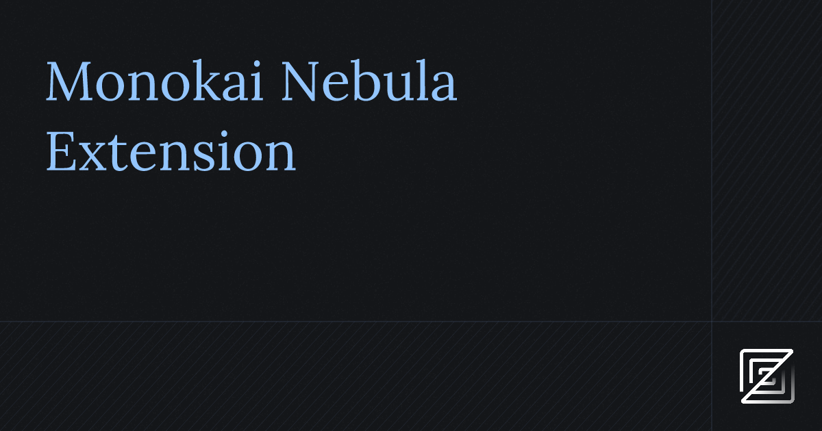 Monokai Nebula — Zed Extension