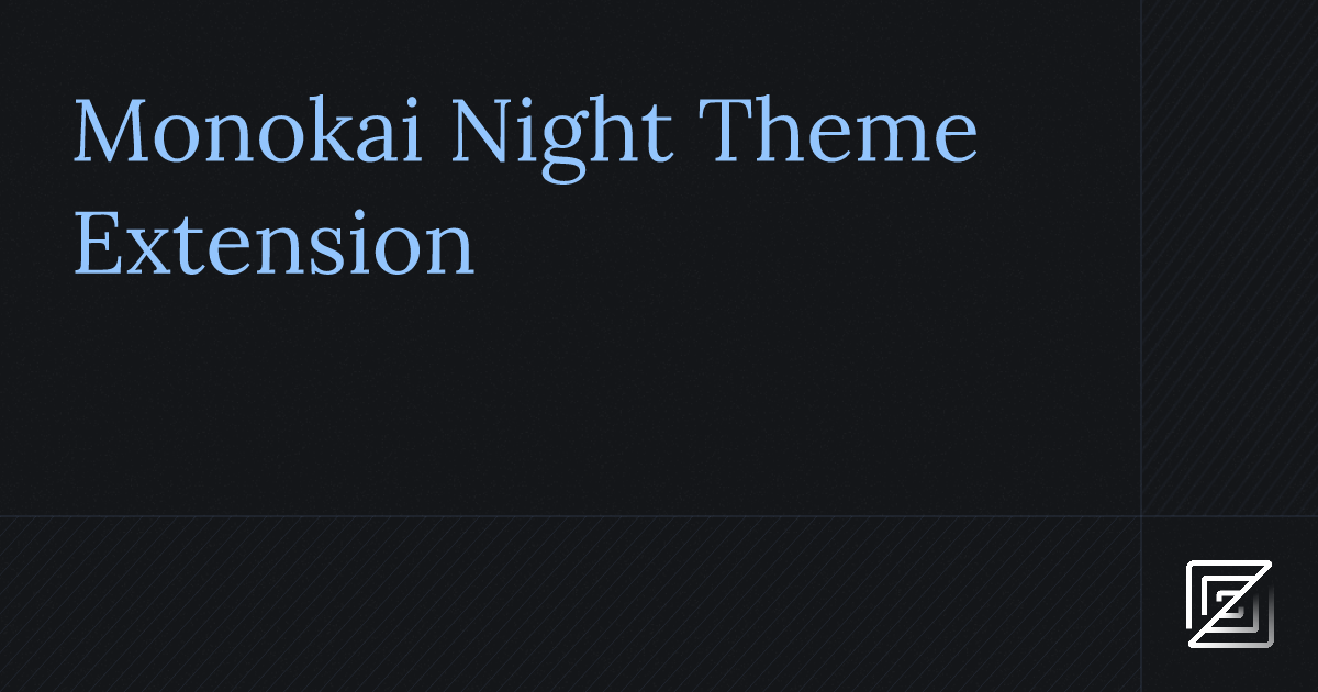 Monokai Night Theme — Zed Extension