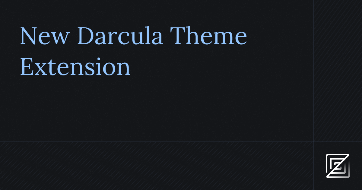 New Darcula Theme — Zed Extension