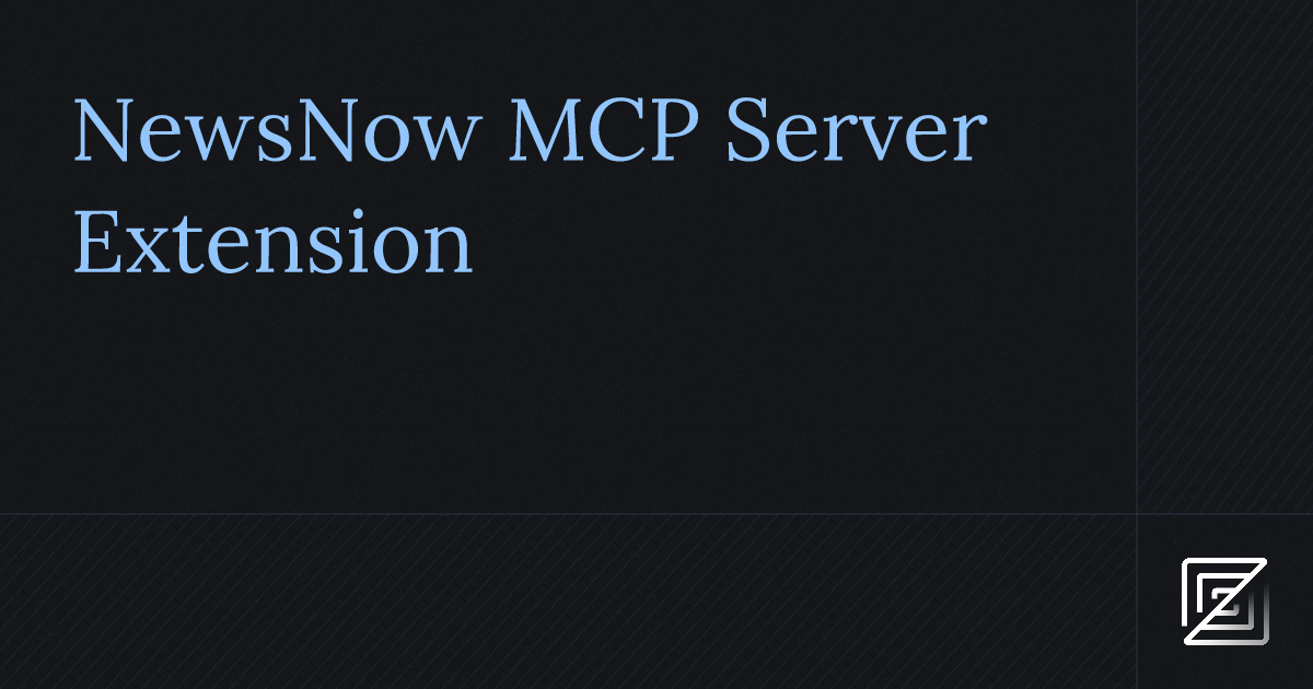 NewsNow MCP Server — Zed Extension