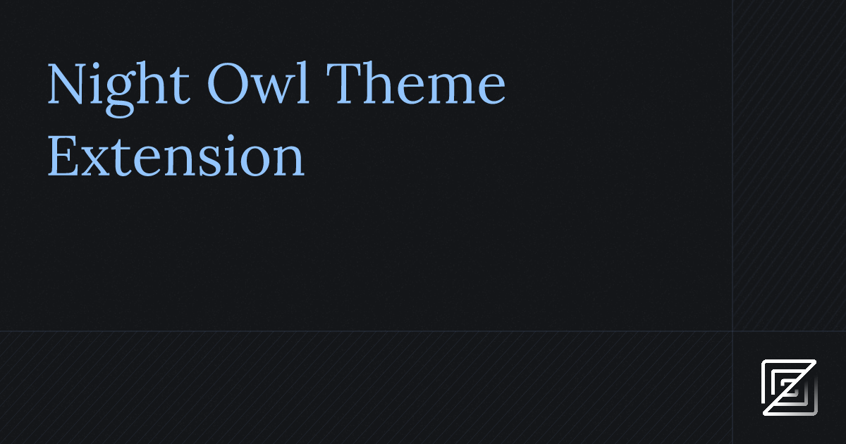 Night Owl Theme — Zed Extension