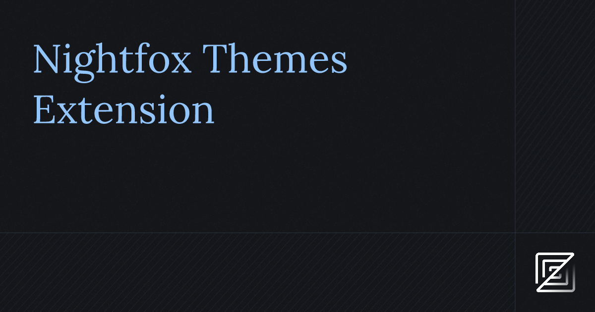 Nightfox Themes — Zed Extension