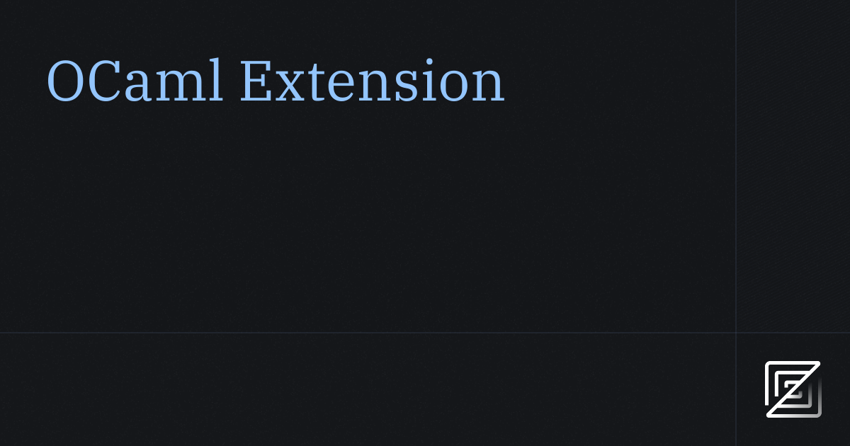 OCaml — Zed Extension