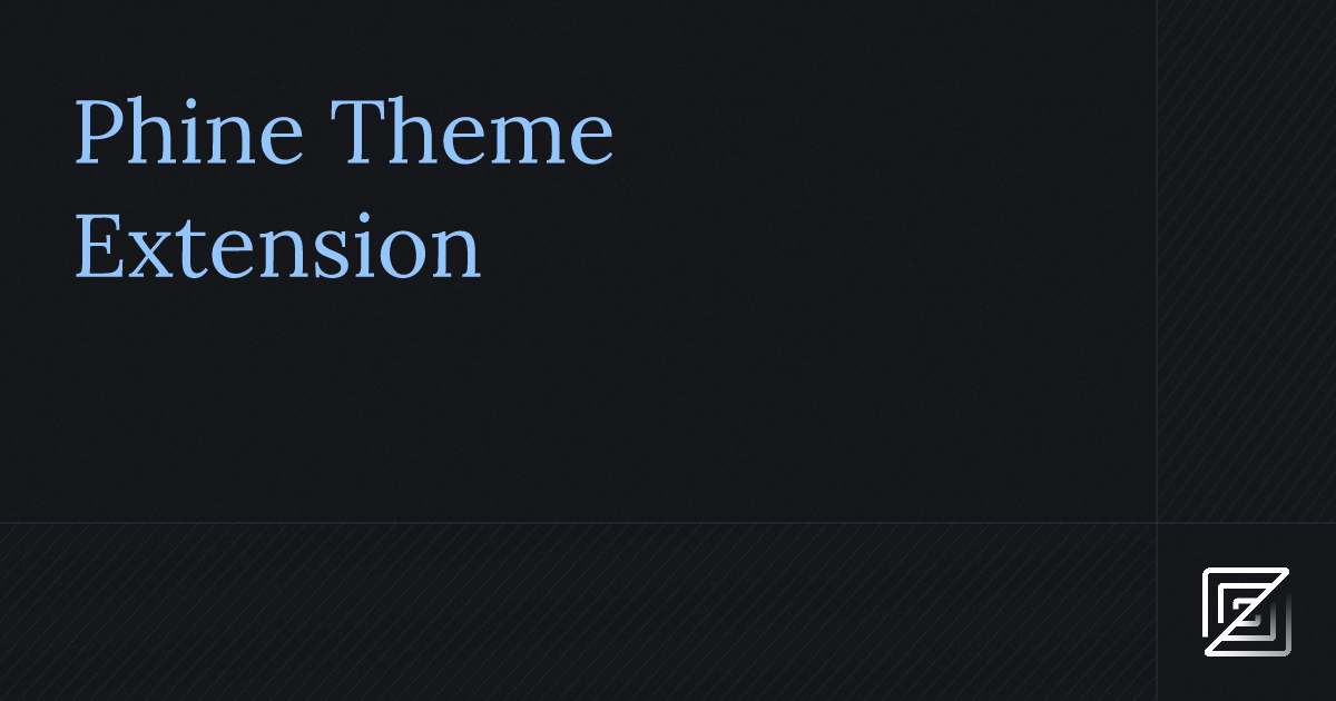 Phine Theme — Zed Extension