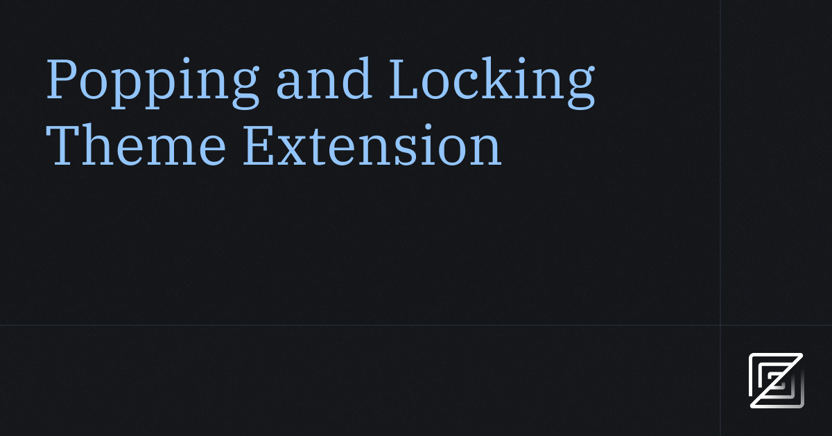 Popping and Locking Theme — Zed Extension