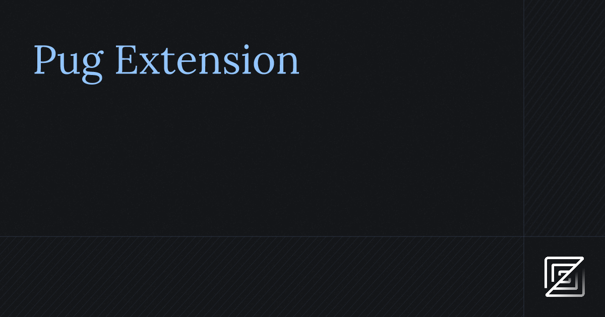 Pug — Zed Extension