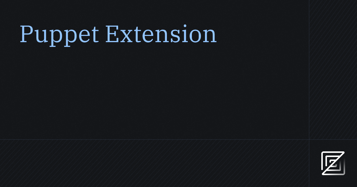 Puppet — Zed Extension