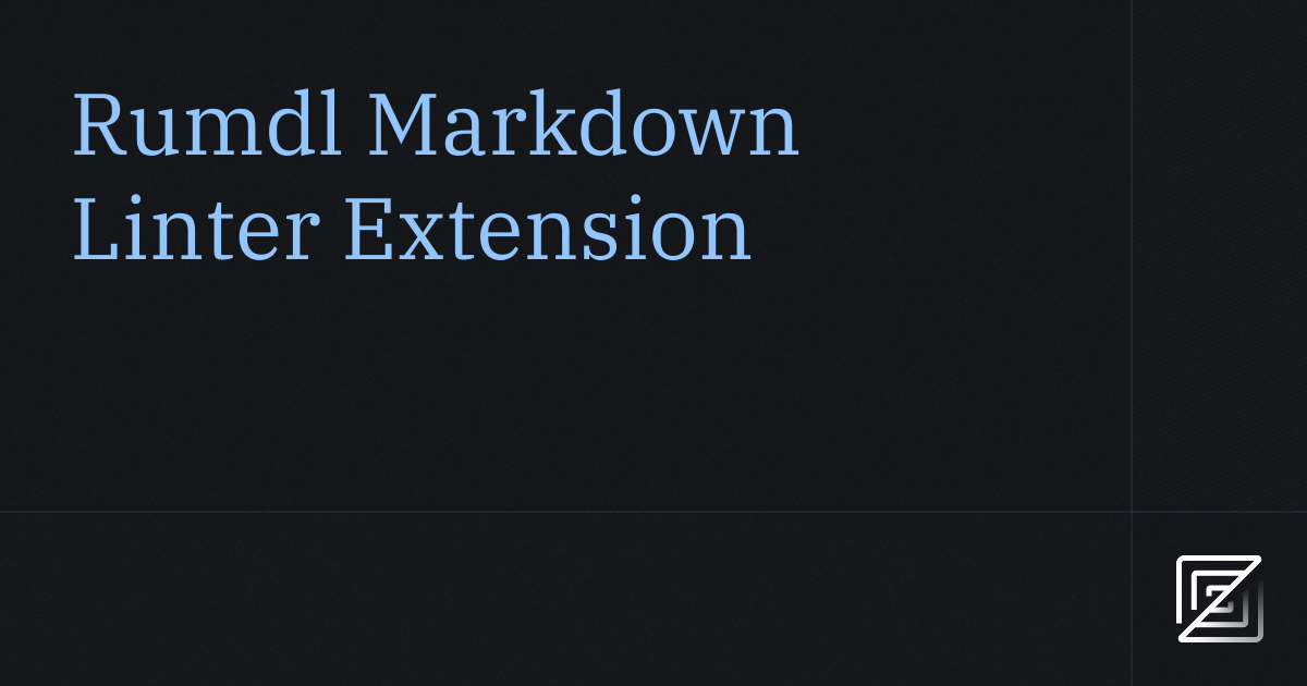 Rumdl Markdown Linter — Zed Extension