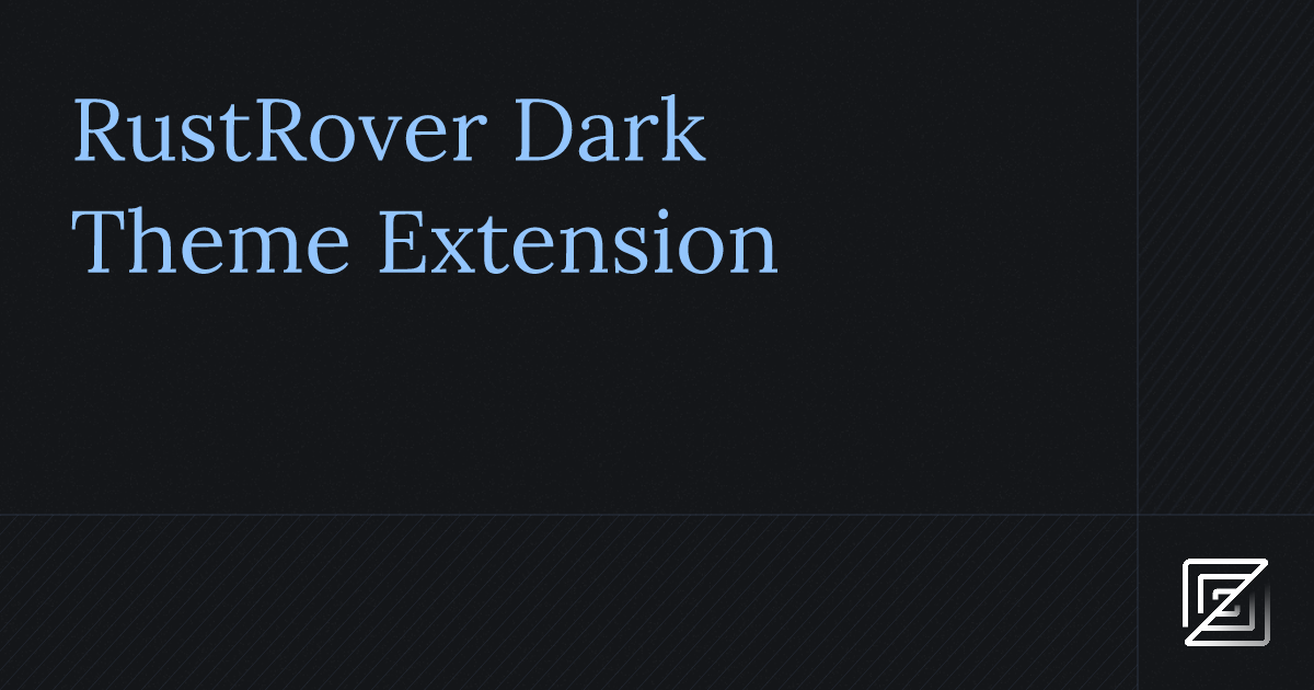 RustRover Dark Theme — Zed Extension