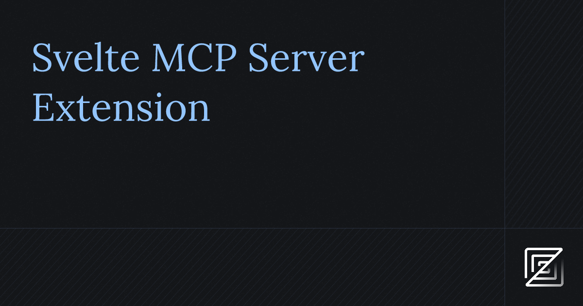 Svelte MCP Server — Zed Extension