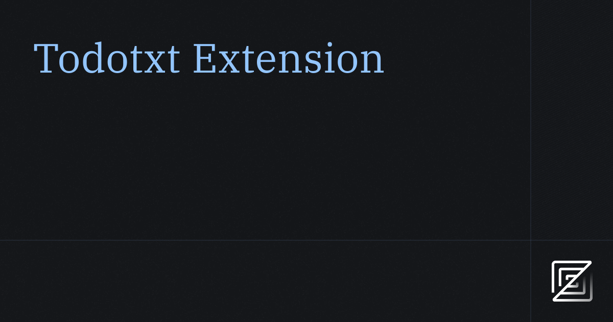 Todotxt — Zed Extension