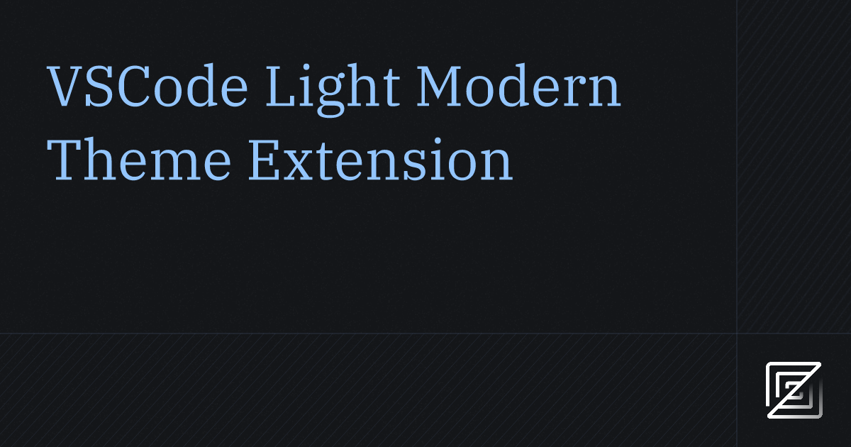 VSCode Light Modern Theme — Zed Extension