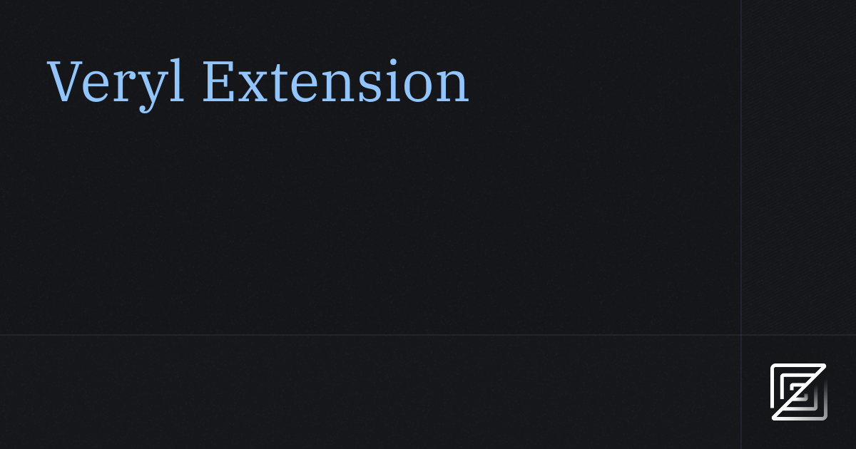 Veryl — Zed Extension