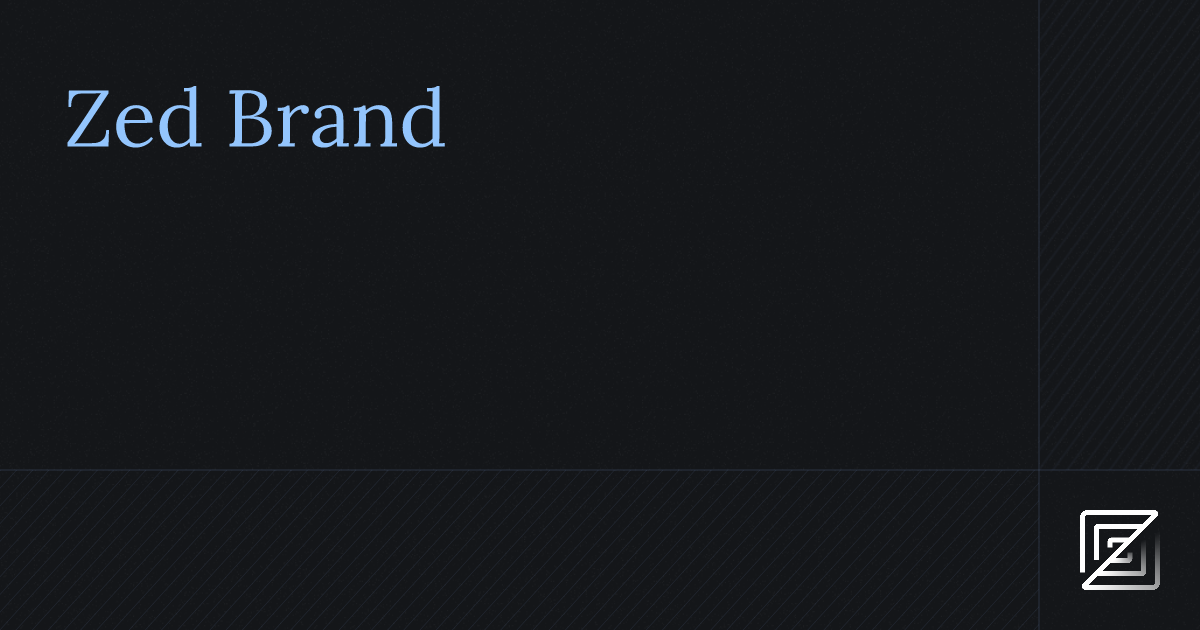Zed Brand - Zed — Love your editor again