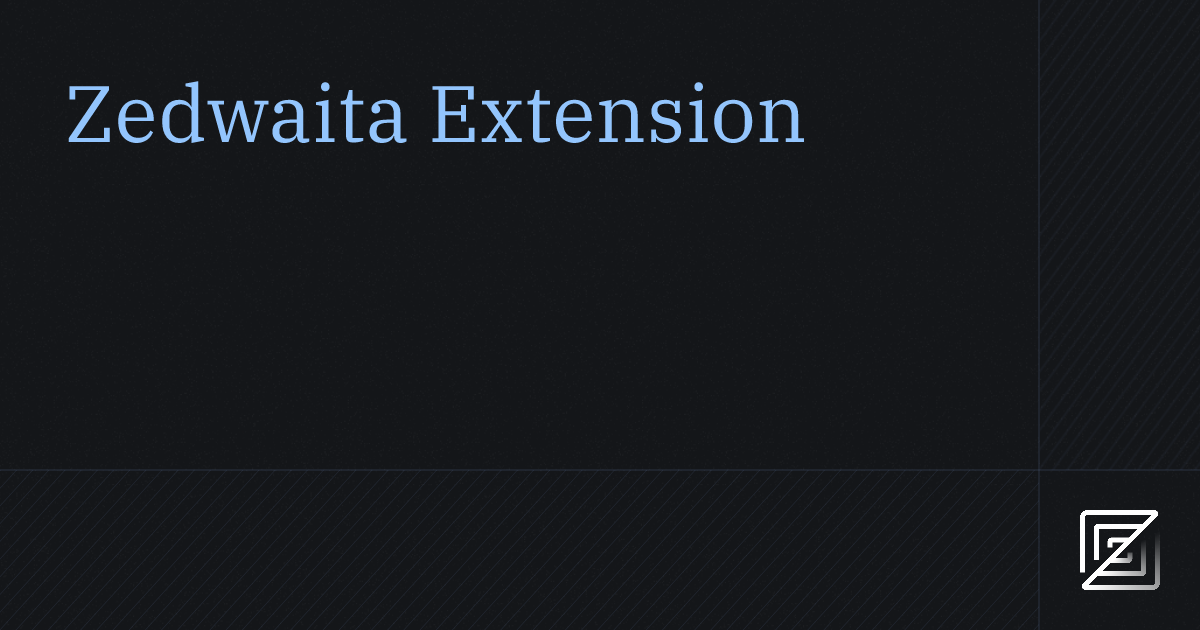 Zedwaita — Zed Extension