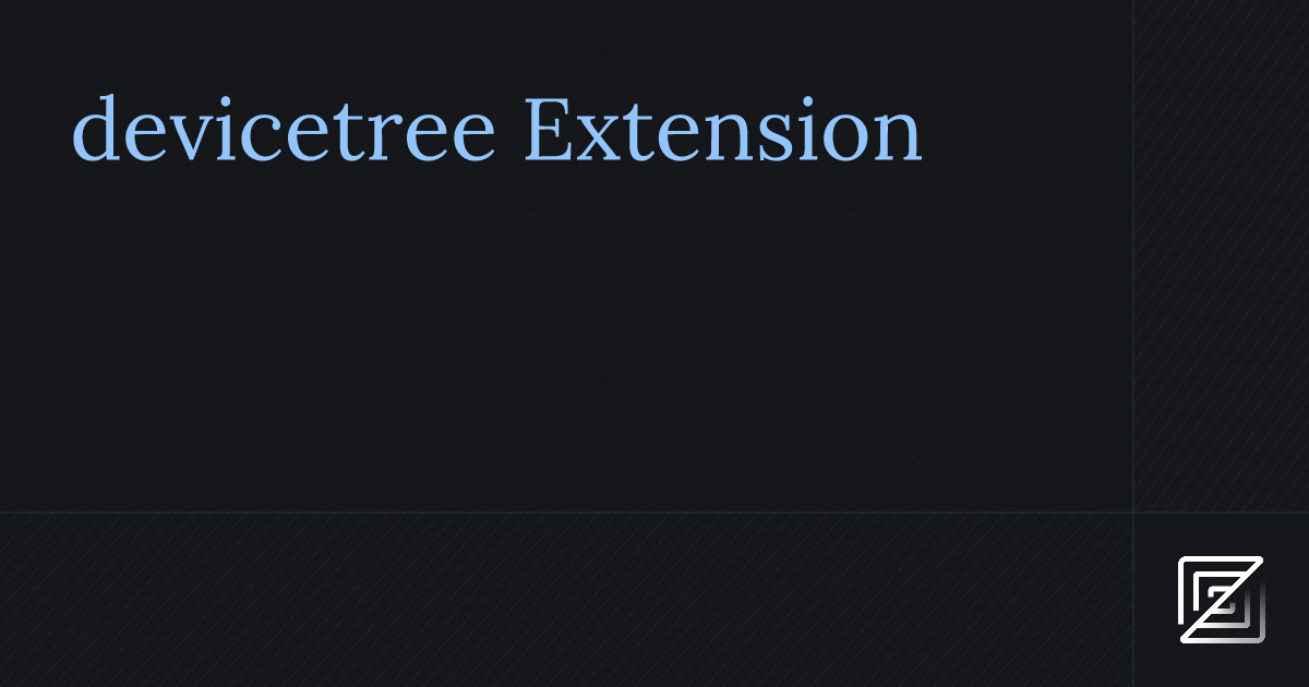 devicetree — Zed Extension