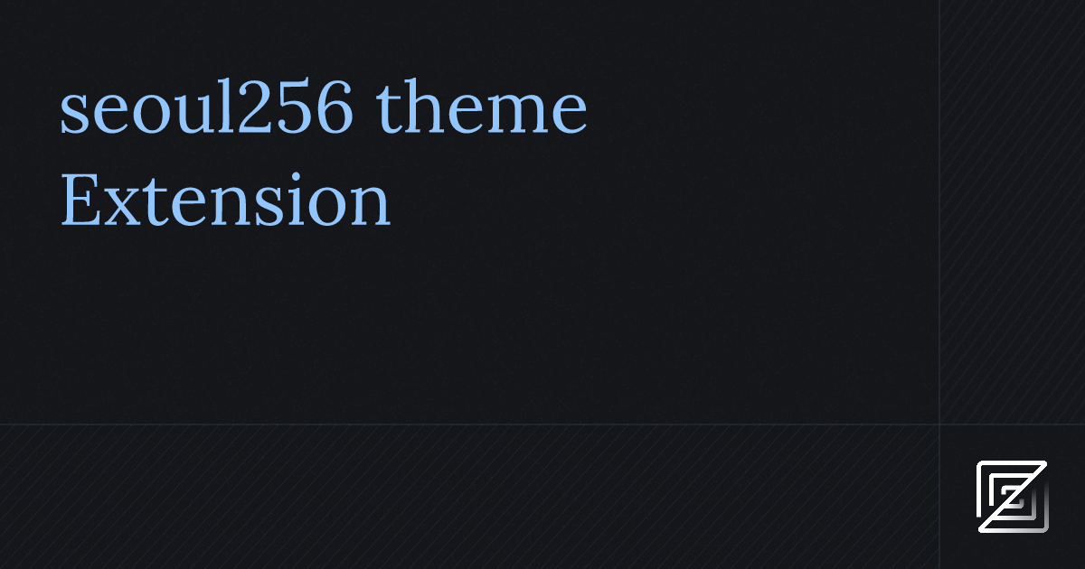 seoul256 theme — Zed Extension
